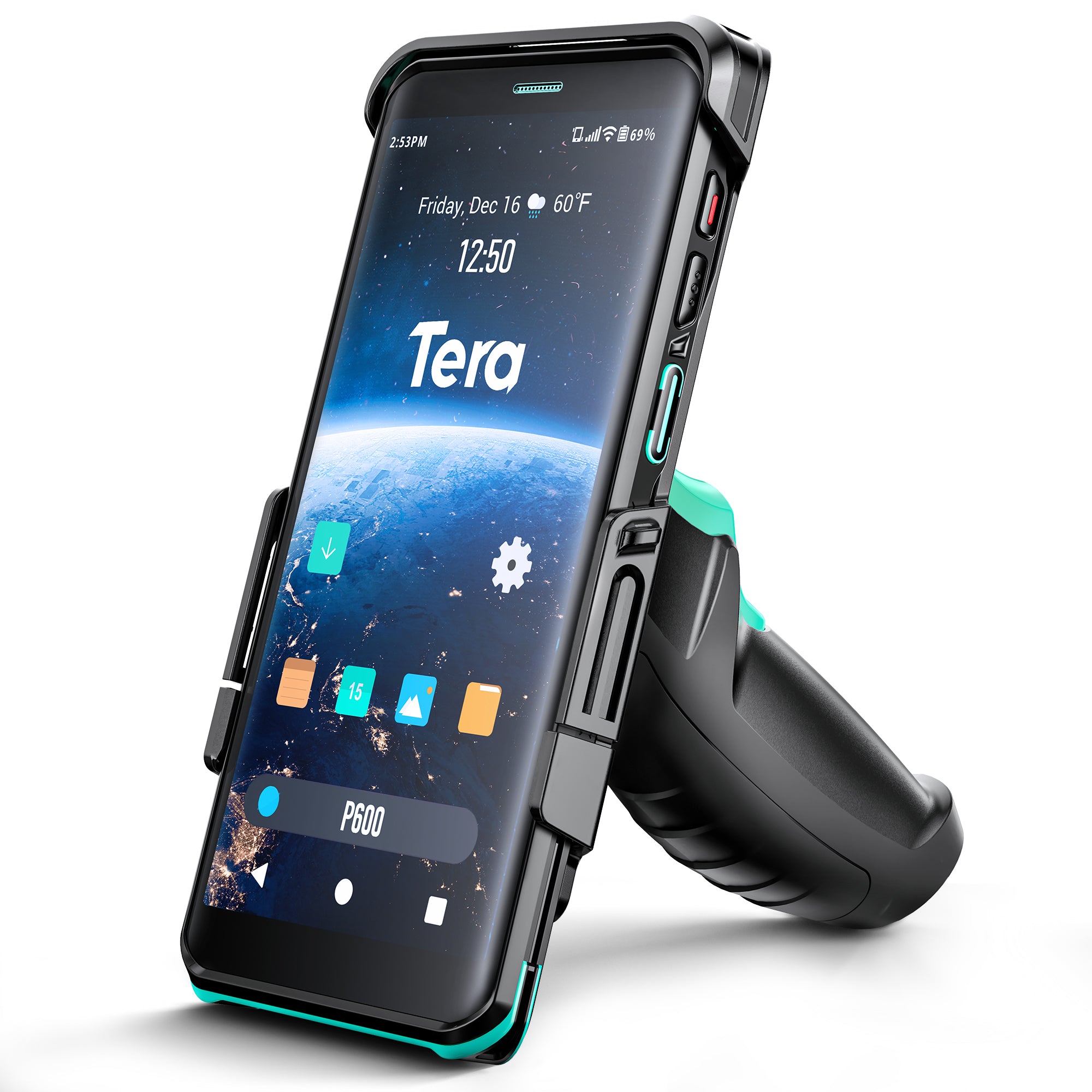 Tera Android 11 Barcode Scanner PDA P600 | High-Performance Qualcomm CPU, 5000mAh Battery, and ...