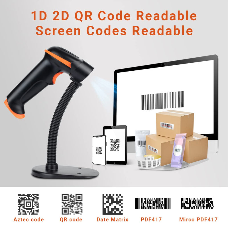 Tera D5100 2D QR Wireless Barcode Scanner– Fast & Reliable Scanning ...