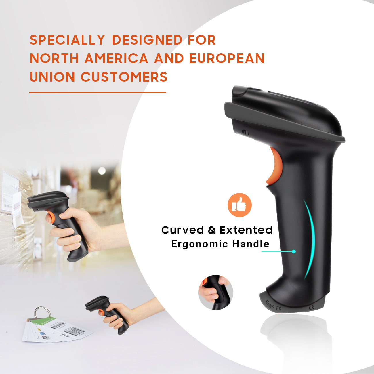 Tera D5100 2D QR Wireless Barcode Scanner– Fast & Reliable Scanning ...