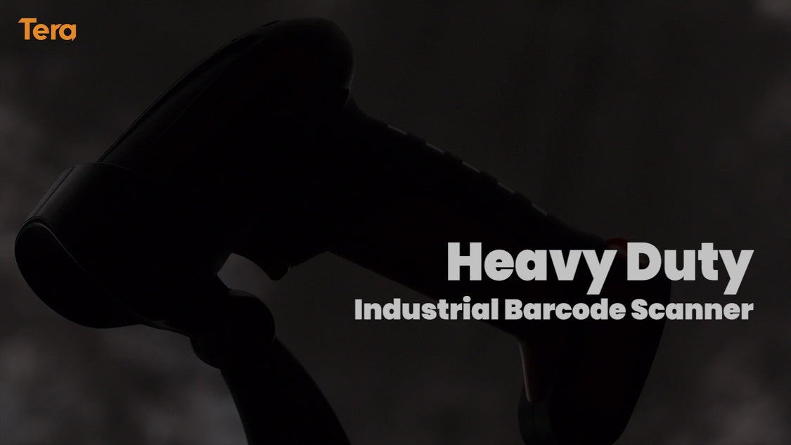 Tera Digital 8100 Barcode Scanner | Industrial QR 2D Wireless Bar Code ...