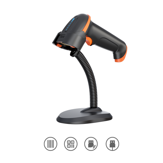 Tera D5100 Barcode Scanner | 2D QR Wireless Bar Code Reader